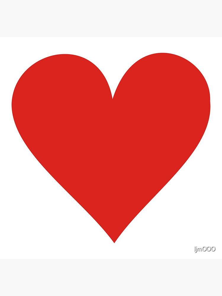 "Red heart love" Sticker for Sale by ljm000 | Redbubble