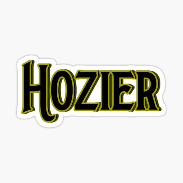 "hozier" Sticker for Sale by sineadbarnes20 | Redbubble