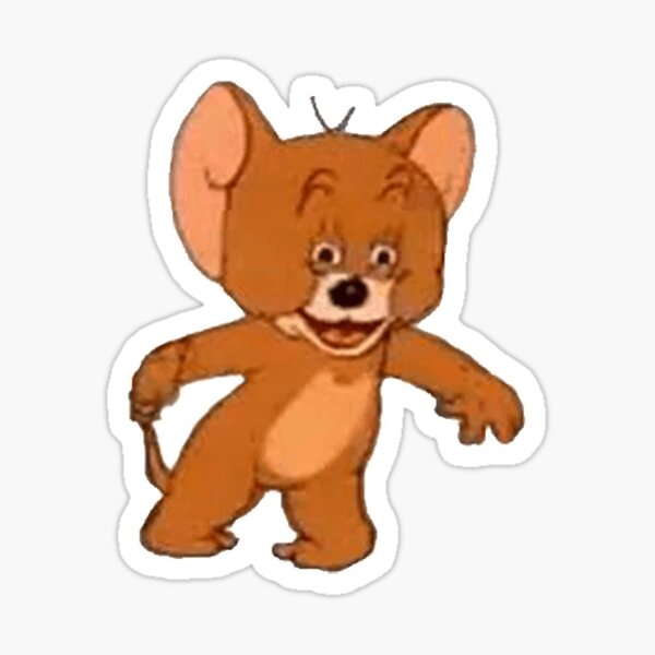 "jerry meme" Sticker for Sale by amarayrl | Redbubble