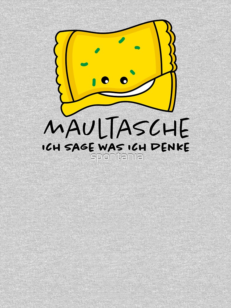 "Lustige Maultasche ( b)" T-Shirt von spontania | Redbubble