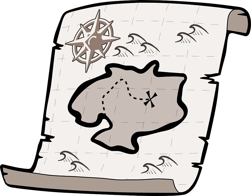 "Funny treasure map" by soid | Redbubble