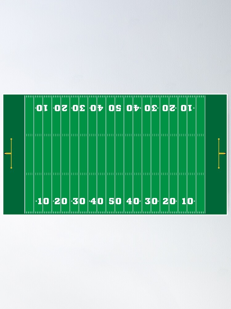 "Football Field" Poster for Sale by cmd-art | Redbubble
