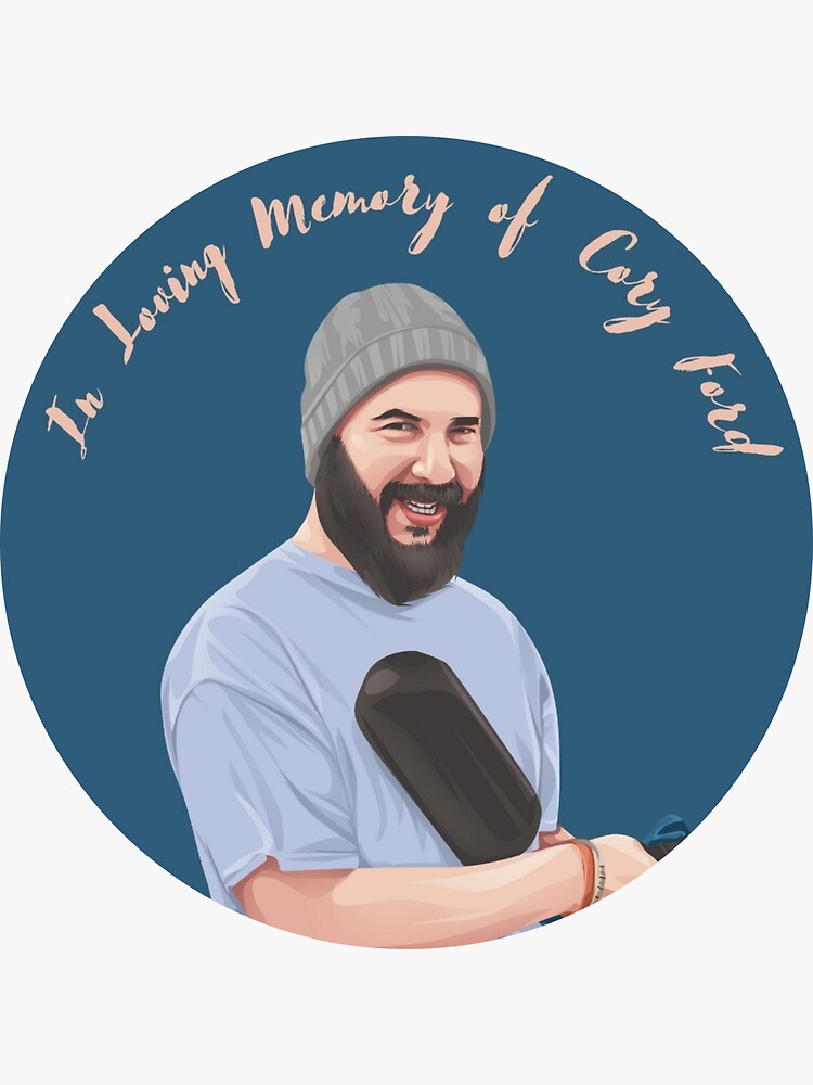 "In Loving Memory of Cory Ford Dark Blue" Sticker for Sale by ctolliver ...