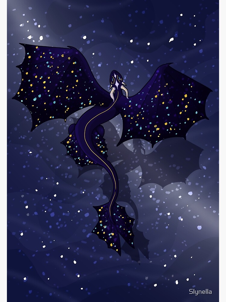 "Star Dragon" Poster for Sale by Slynella | Redbubble