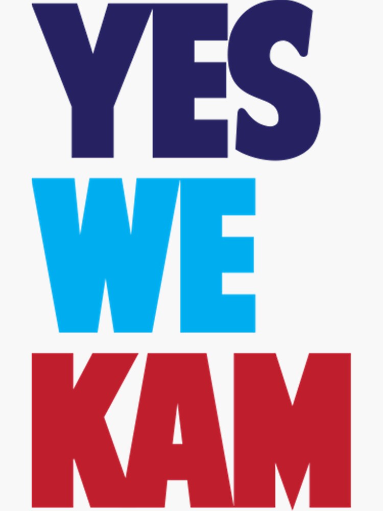 "YES WE KAM Yes We Kam -" Sticker for Sale by ColetteSteel | Redbubble