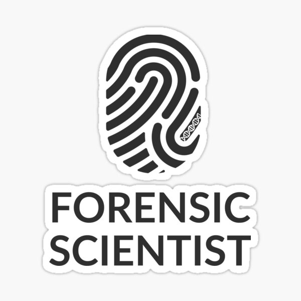 "FORENSIC Scientist Shirt | Forensic Science Tee for CSI" Sticker for ...