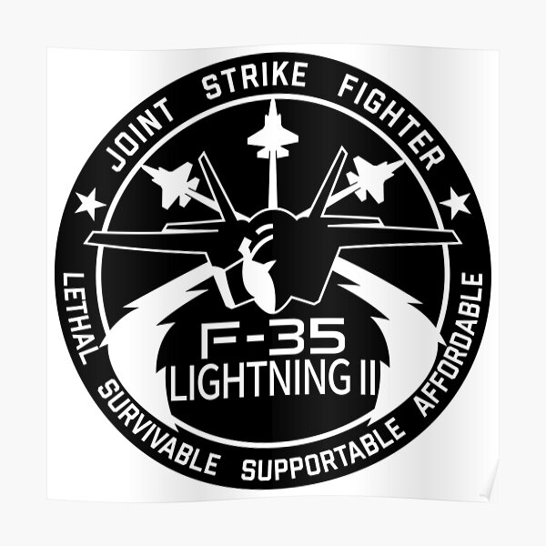Lockheed Martin F 35 Lightning Ii Posters | Redbubble