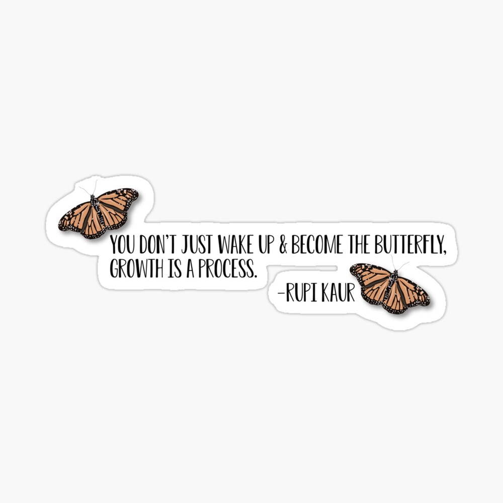 Butterfly Growth Quotes Butterfly Inspirational Quotes Merch & Gifts