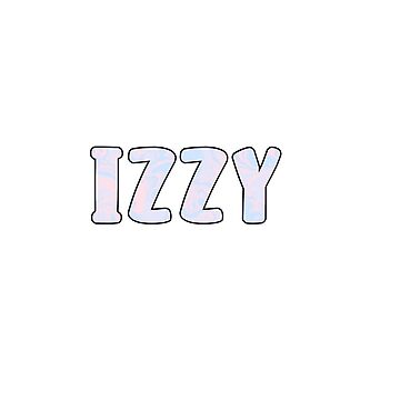 "Izzy Pastel Name" Sticker for Sale by EuropaPrints | Redbubble