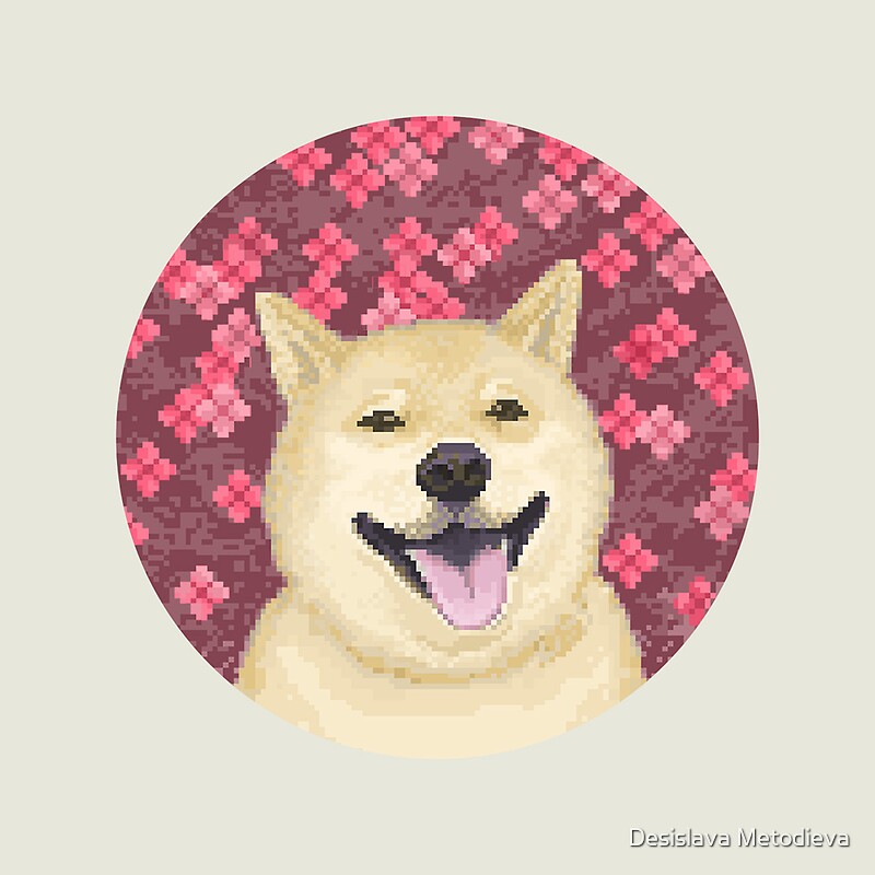 "pixel shiba" by Desislava Metodieva | Redbubble