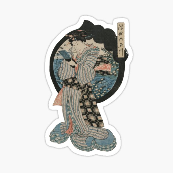 "Woman with a Hand Mirror" Sticker for Sale by artboy213 | Redbubble