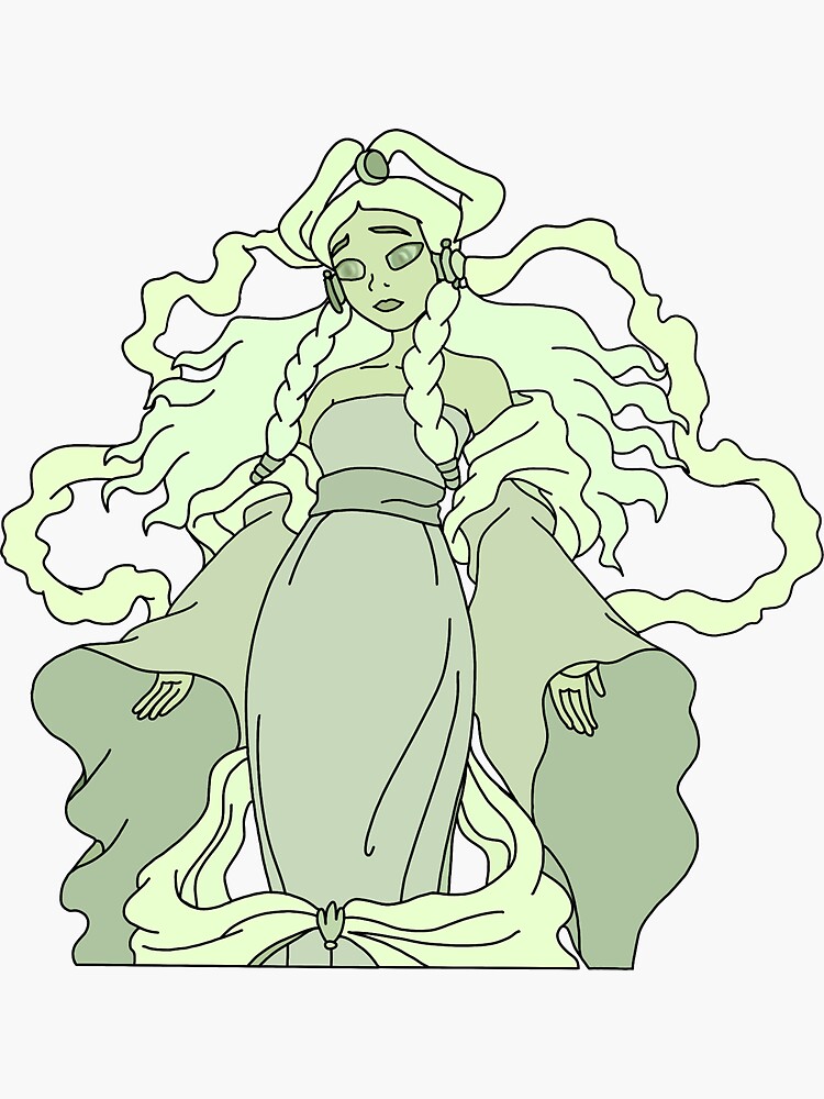 "Princess Yue Moon Spirit - Avatar The Last Airbender" Sticker by ...
