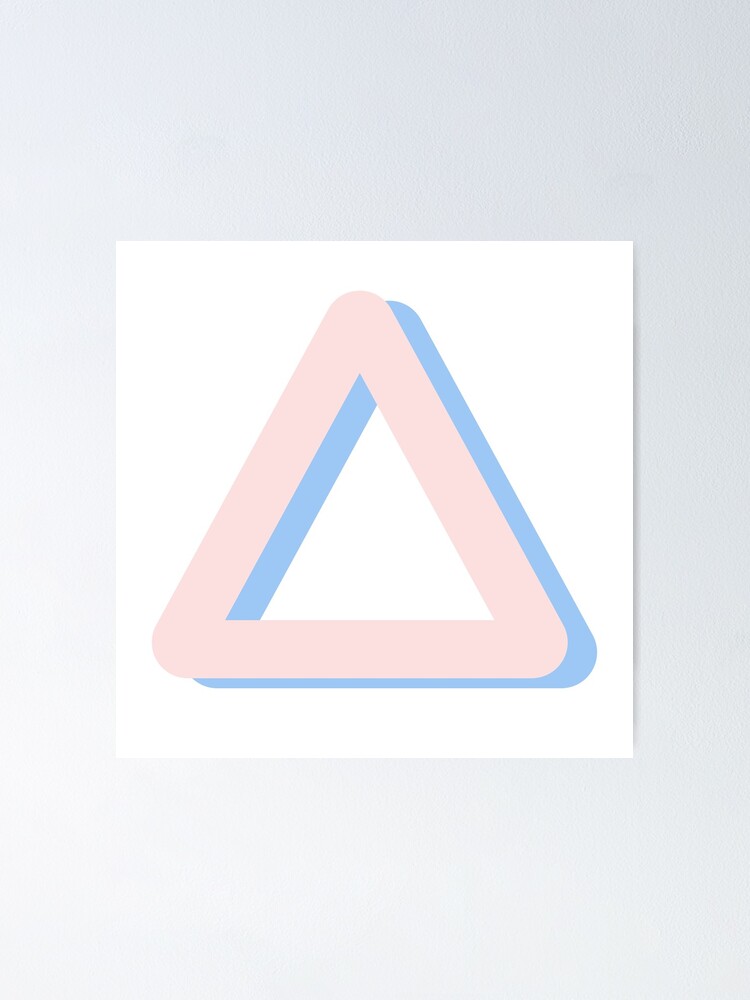 "Delta Greek Letter (Triangle)" Poster for Sale by attractivemilk ...