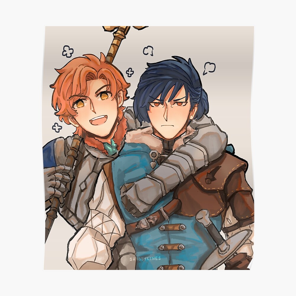 Stickers, Labels & Tags Stickers Fire Emblem Felix Sylvain Three Houses ...