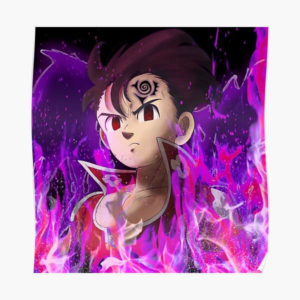 "Seven Deadly Sins - Ten Commandment Zeldris" Poster by pokianne ...