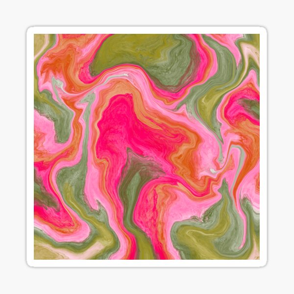 "Watermelon Swirl" Sticker for Sale by S-Dreadful | Redbubble