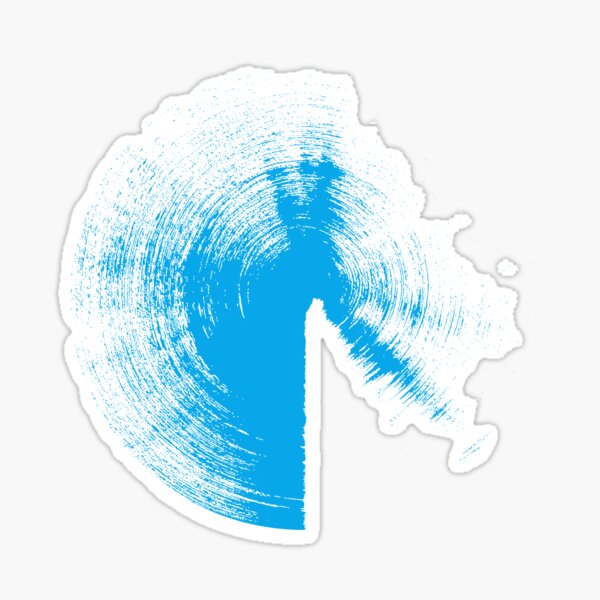 "Throat Chakra" Sticker for Sale by BrighterVibesC | Redbubble