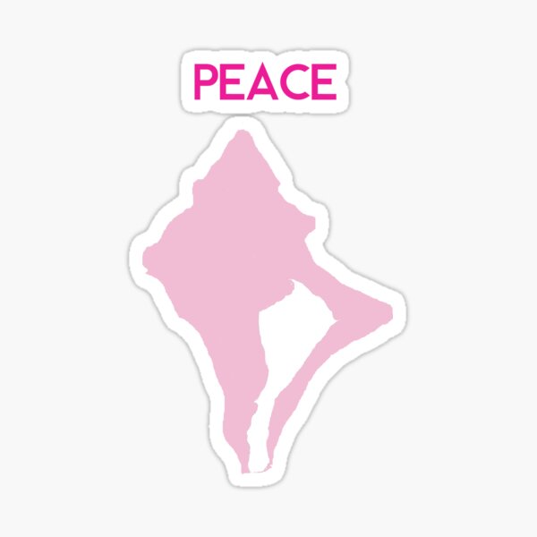 "Pink Sea Shell" Sticker by FunnyOfferings | Redbubble