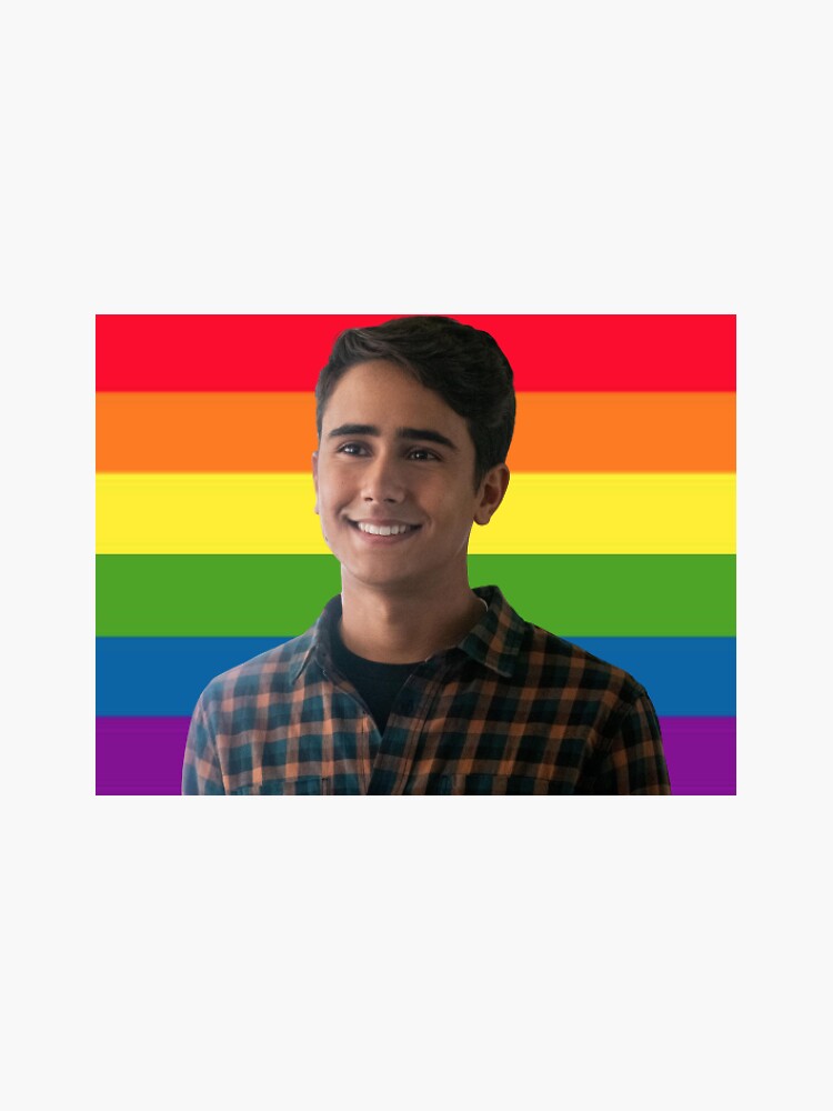 "Victor Pride Flag "Love, Victor" Apparel" Sticker for Sale by ...