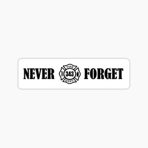 "Never forget" Sticker by Mspizzirri | Redbubble
