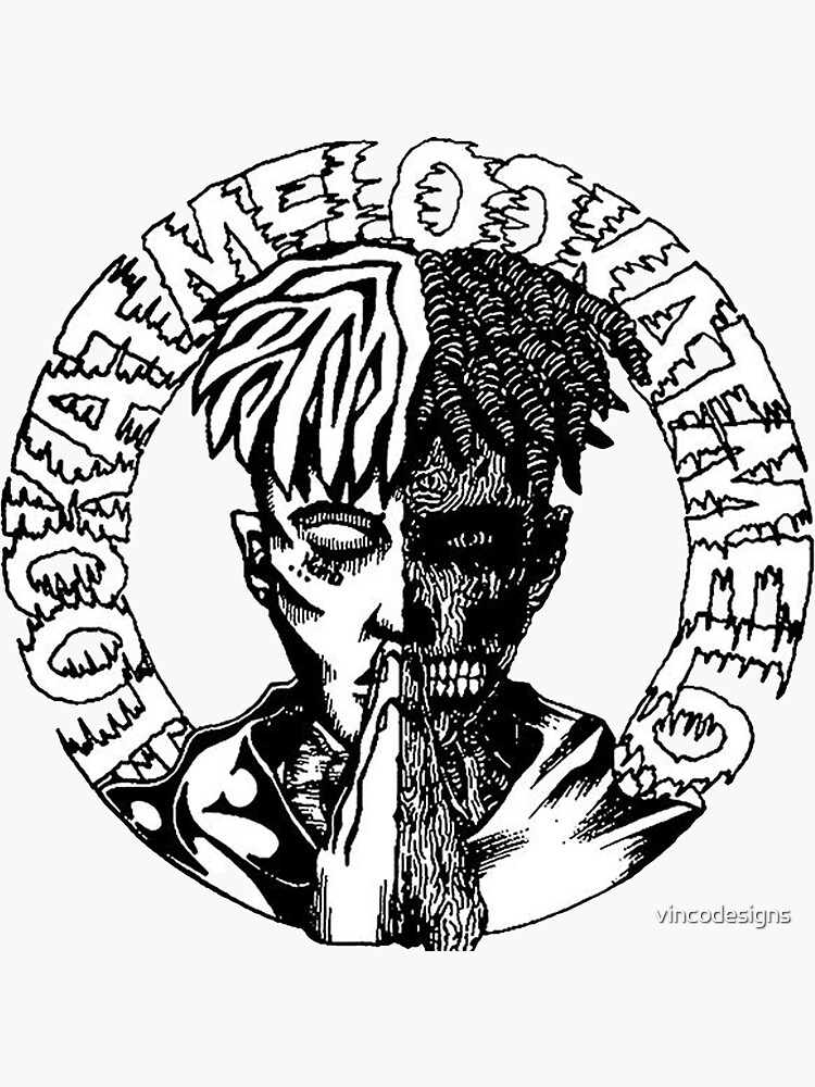 "xxxtentacion Custom Design" Sticker by vincodesigns | Redbubble