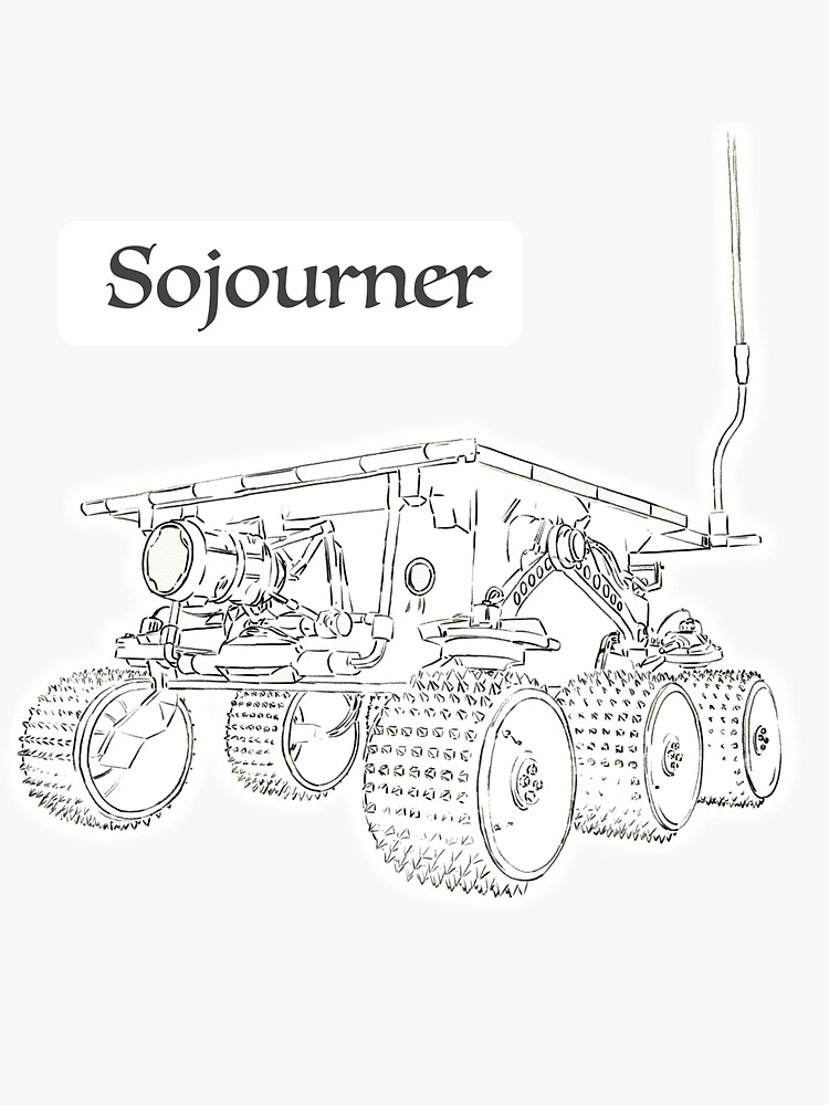 "Sojourner Mars Rover" Sticker for Sale by mthierst | Redbubble