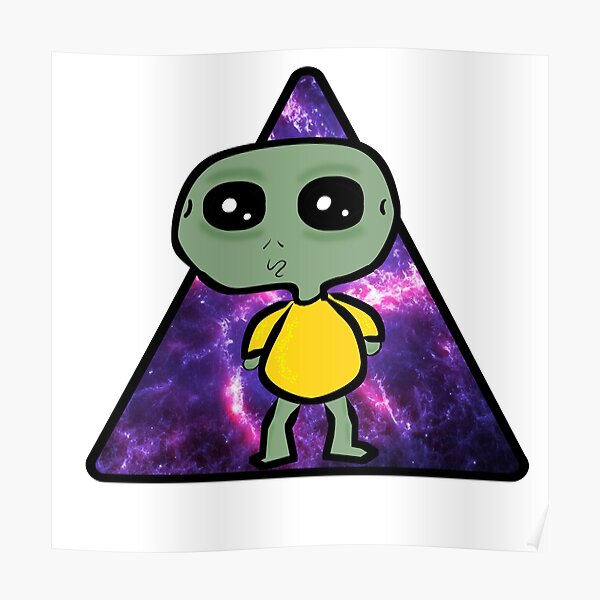 "ALIEN TRIANGLE OTHER DIMENSION" Poster for Sale by phys | Redbubble