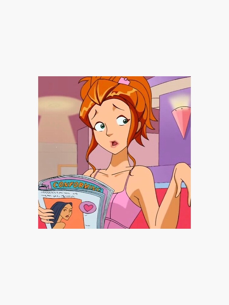 Sam Totally Spies Sticker For Sale By Plainchar Redbubble