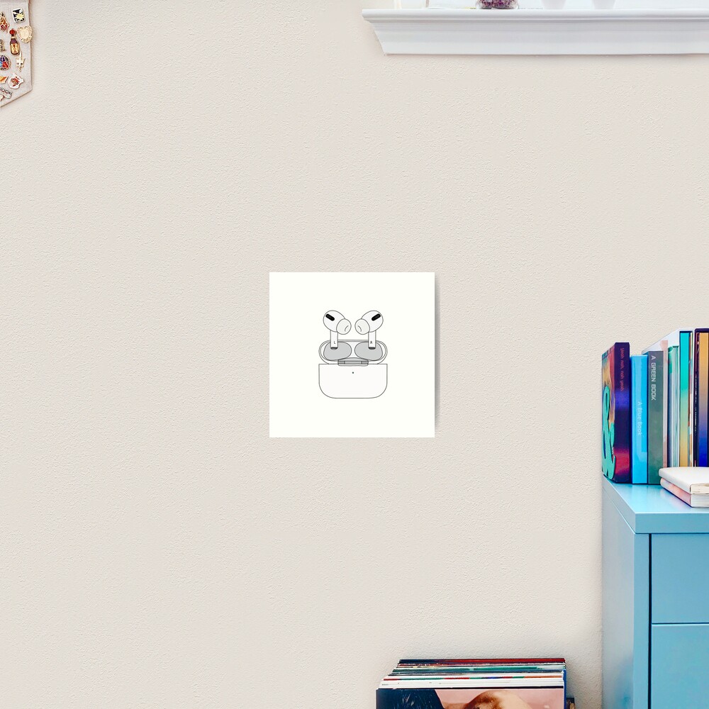 "Airpod pros" Sticker for Sale by GirlyGoods | Redbubble