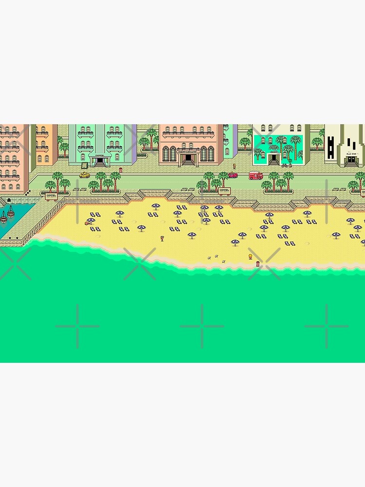 "Earthbound Summers Map" Art Print for Sale by gin-nek-shop | Redbubble
