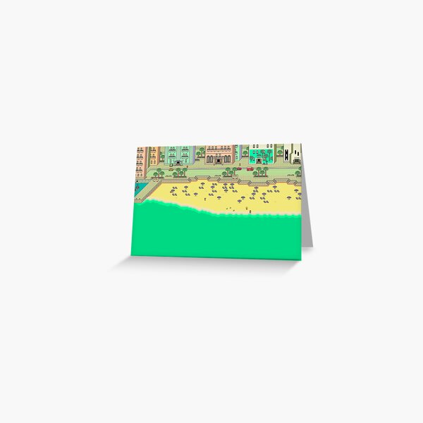 "Earthbound Summers Map" Greeting Card for Sale by gin-nek-shop | Redbubble