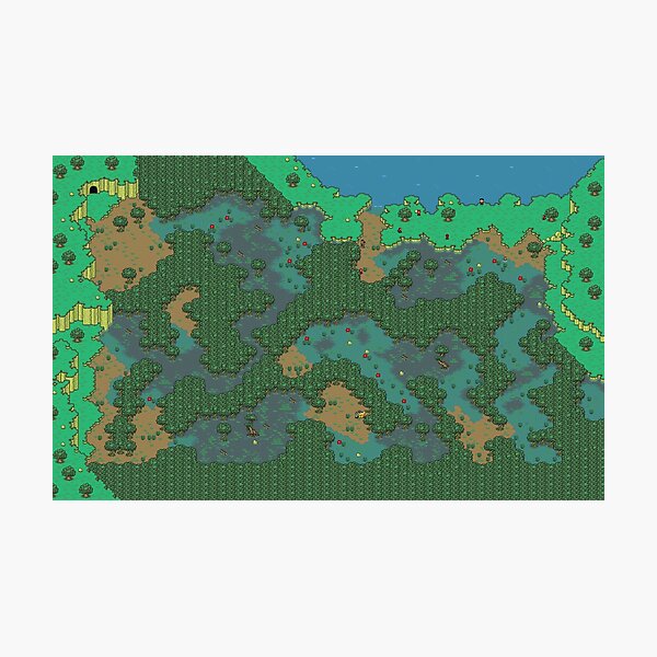 Lámina fotográfica «Mapa de la oscuridad profunda terrestre» de gin-nek ...