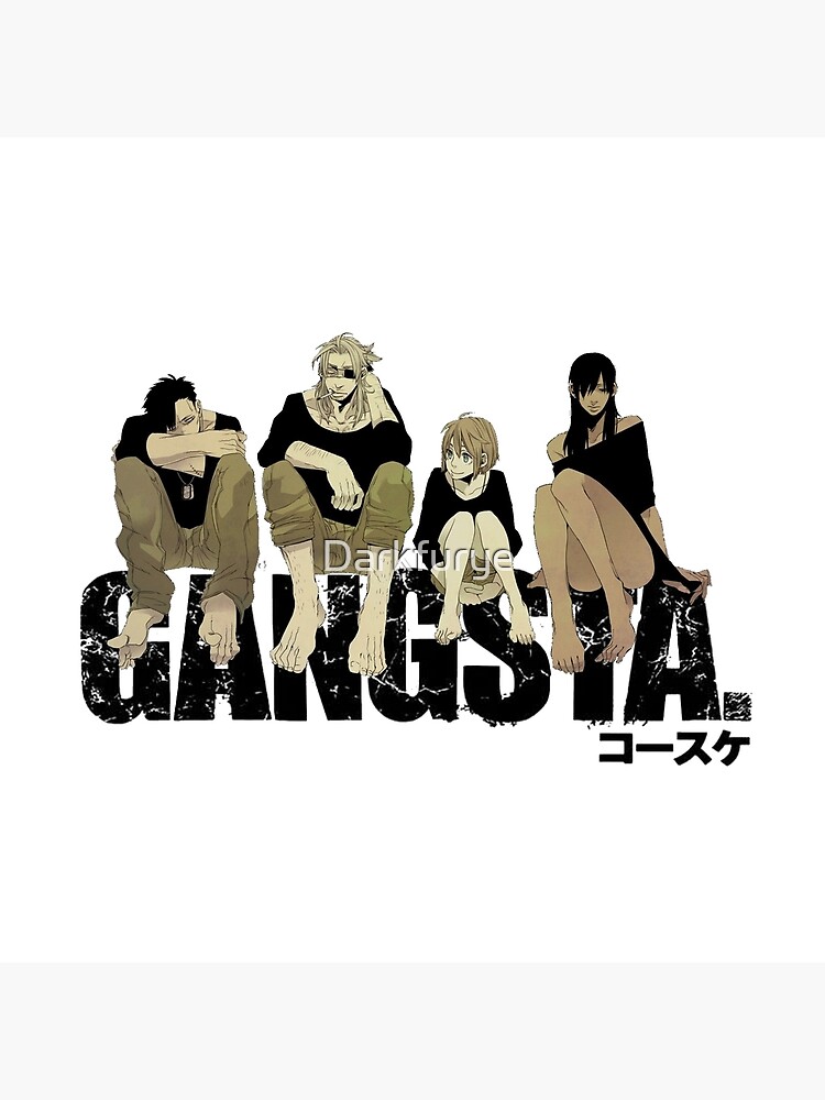 Gangsta anime manga Poster for Sale by Darkfurye Redbubble