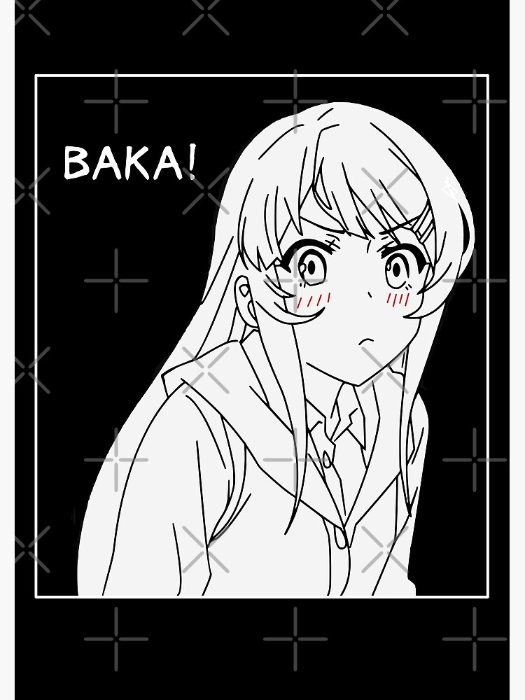 "Sakurajima Mai Baka, Anime Girl Cute, Anime Girl Baka, Tsundere Anime ...