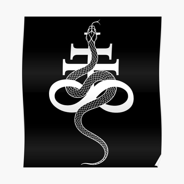 "Snake Leviathan Cross" Poster for Sale by MedievalWear | Redbubble