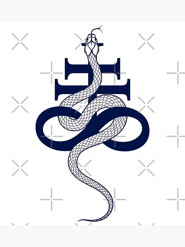 "Snake Leviathan Cross" Art Print for Sale by MedievalWear | Redbubble