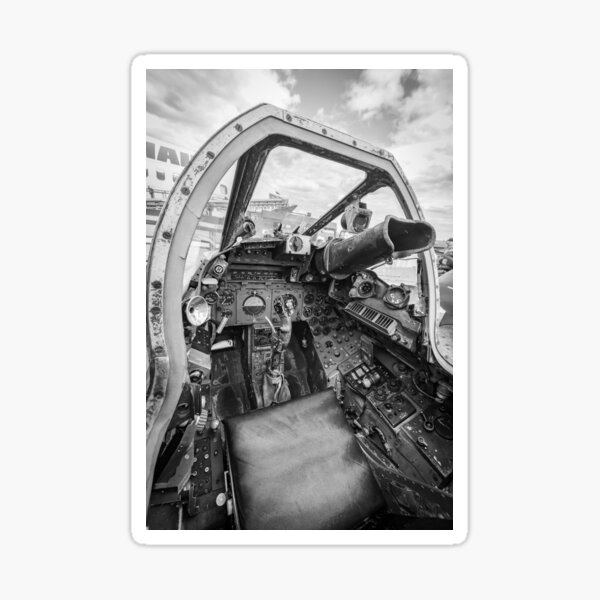 "English Electric Lightning Cockpit" Sticker for Sale by ...