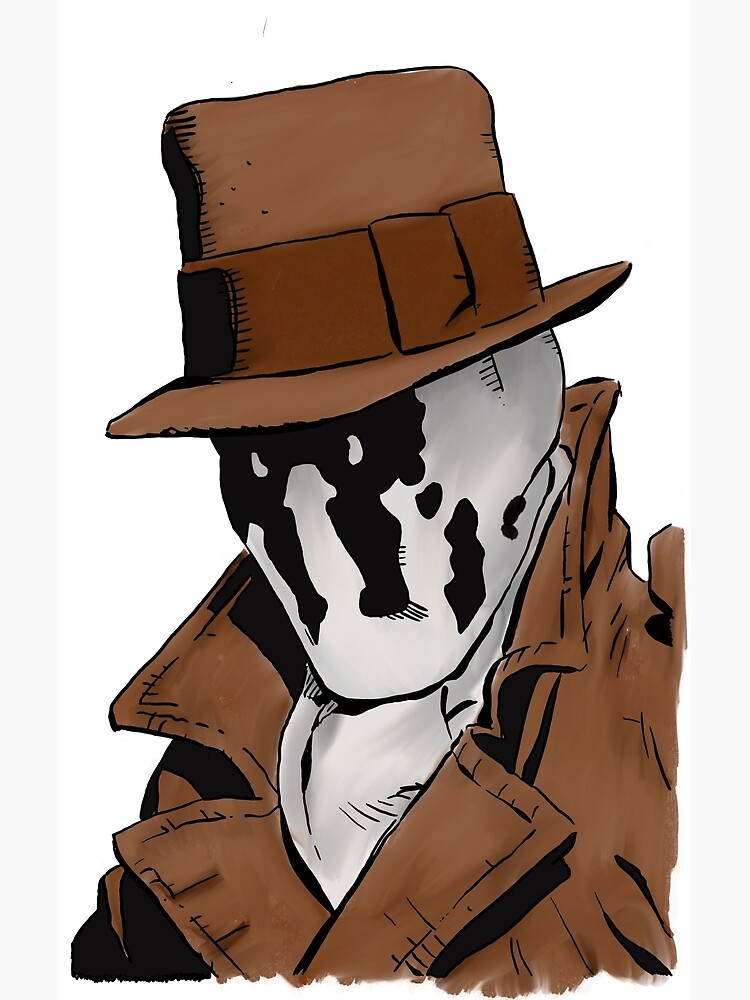 "Rorschach - Watchmen" Poster by LikeRats | Redbubble