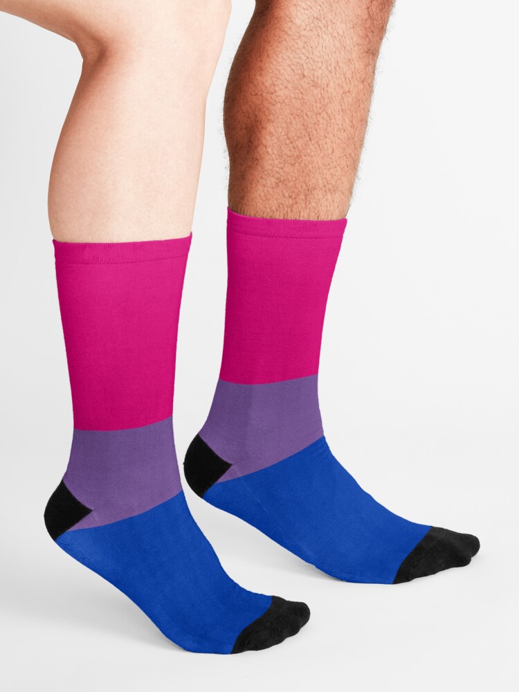 "Bisexual Pride Flag - Bi Pride" Socks by peytonsawyer | Redbubble