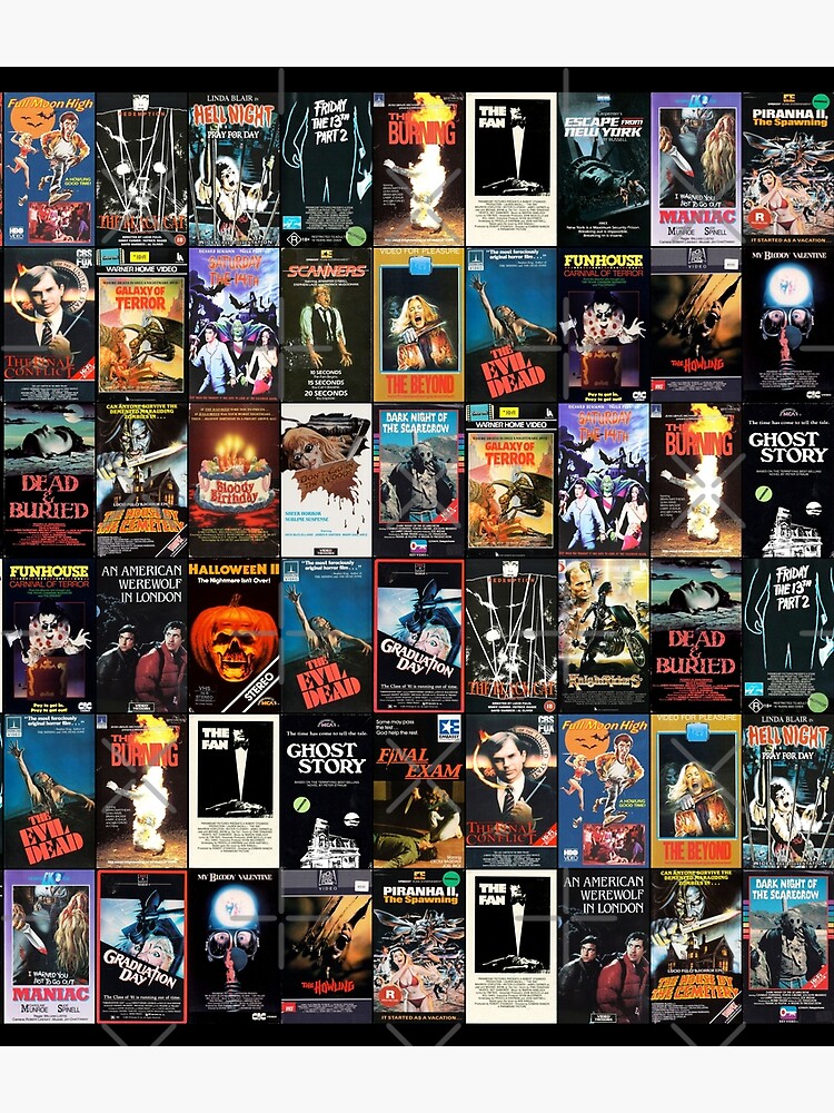 "RETRO HORROR VHS ARTWORK - 1981" Backpack for Sale by FlapJackLarry ...