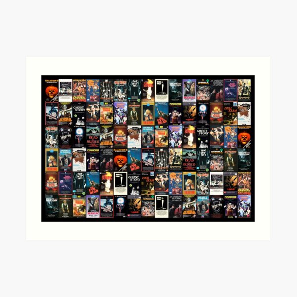 "RETRO HORROR VHS ARTWORK - 1981" Art Print for Sale by FlapJackLarry ...