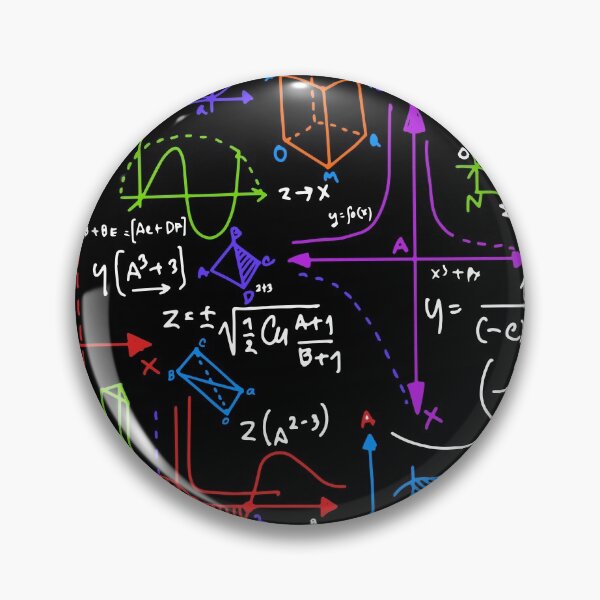 "Amazing Mathematics" Pin for Sale by renju1902 | Redbubble