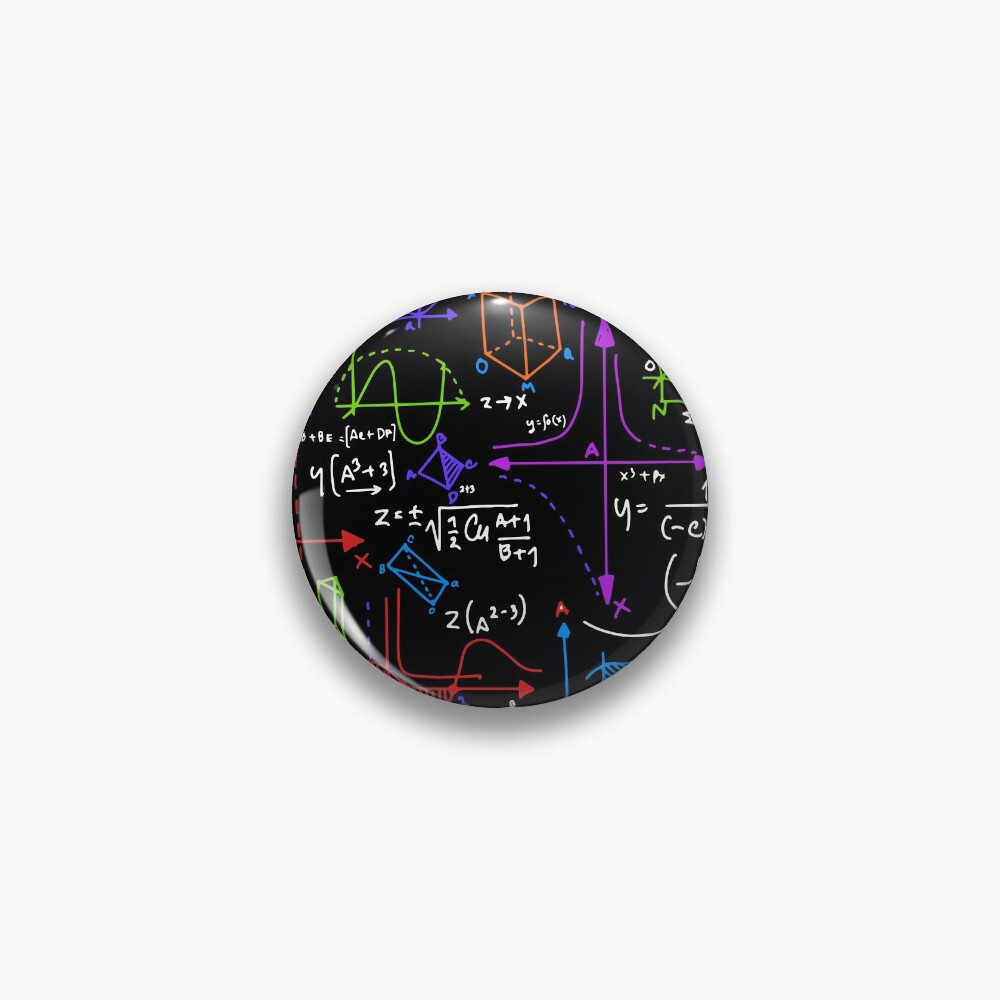 "Amazing Mathematics" Pin for Sale by renju1902 | Redbubble