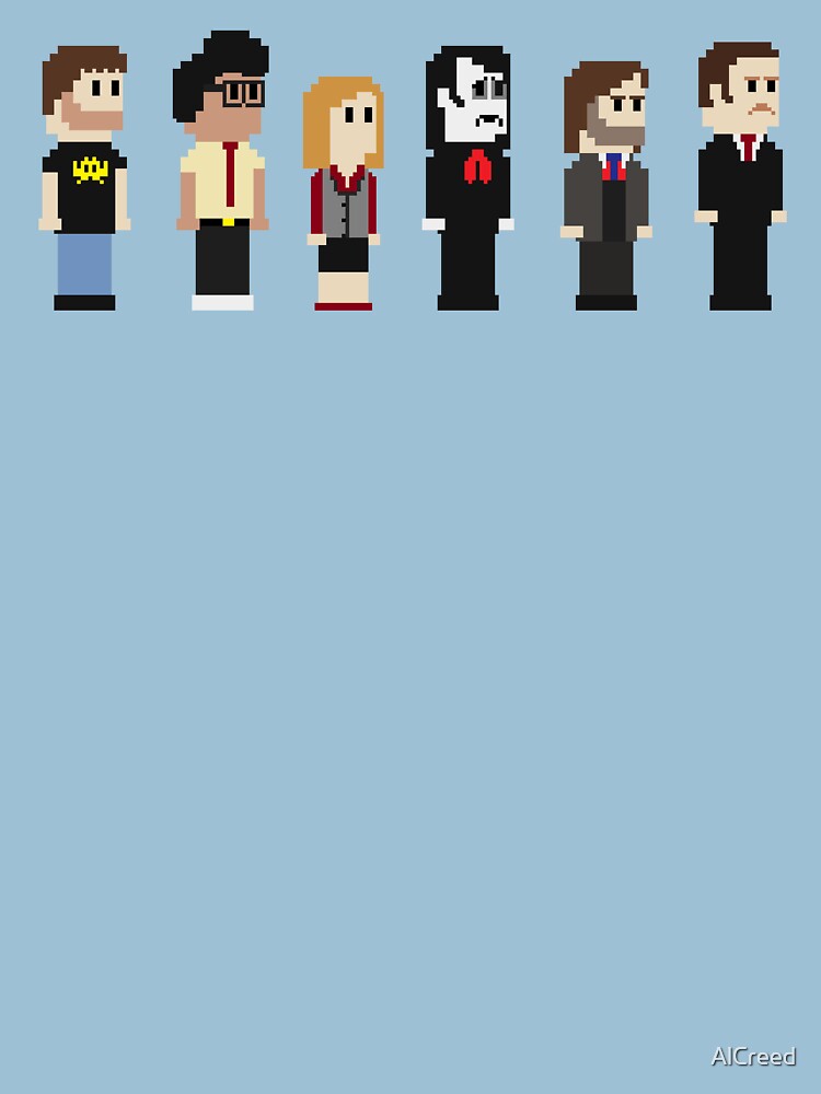"8-Bit IT Crowd" T-shirt for Sale by AlCreed | Redbubble | it crowd t ...