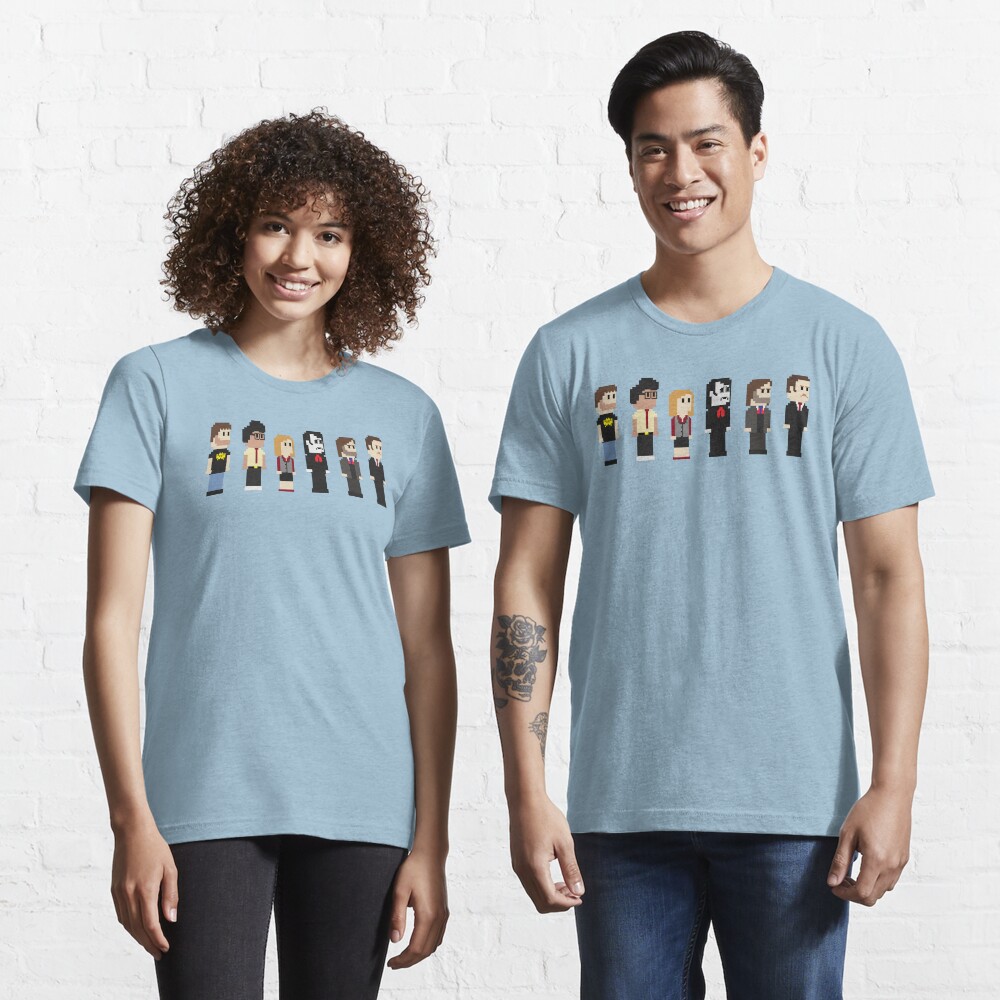 "8-Bit IT Crowd" T-shirt for Sale by AlCreed | Redbubble | it crowd t ...