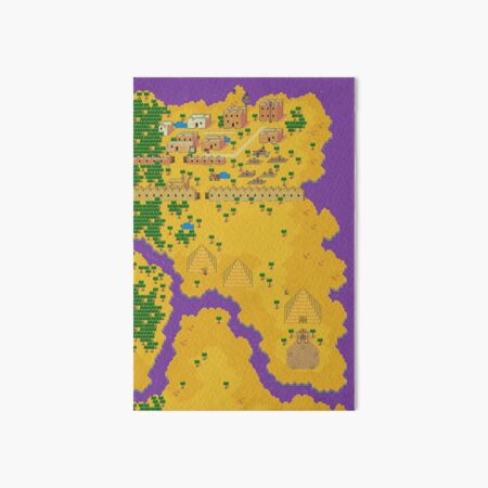 "Earthbound Scaraba Map" Art Board Print for Sale by gin-nek-shop ...