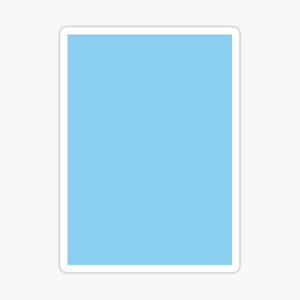 "BABY BLUE solid pastel color" Sticker by covenapparel | Redbubble