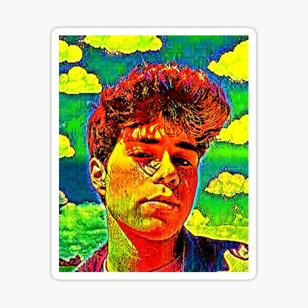 "Colorful benji krol" Sticker for Sale by HeckYeaDesigns | Redbubble