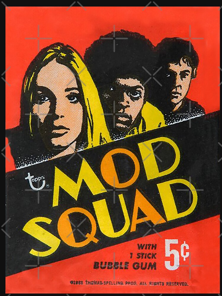"Mod Squad Television Show Bubble Gum Pack (1 Stick) 5¢" T-shirt for ...