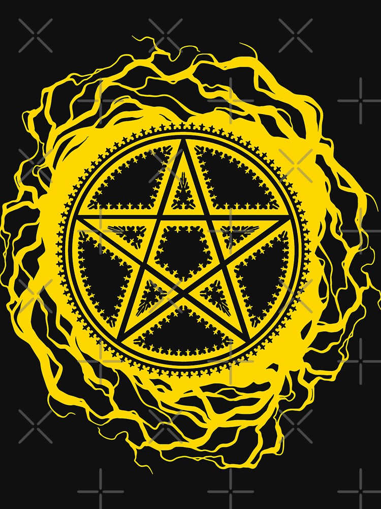 "Spooky Pentagram" T-shirt for Sale by MedievalWear | Redbubble ...